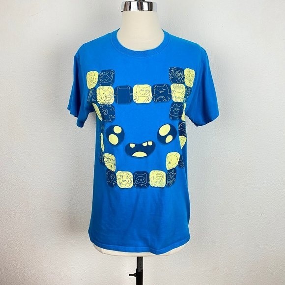 Adventure Time | Tops | Adventure Time Cartoon Network Blue Graphic ...